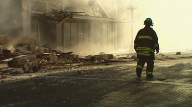 Fire rips through historic downtown building | kens5.com
