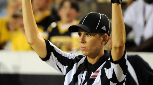 Could Sarah Thomas be the NFL's first female referee? | kens5.com