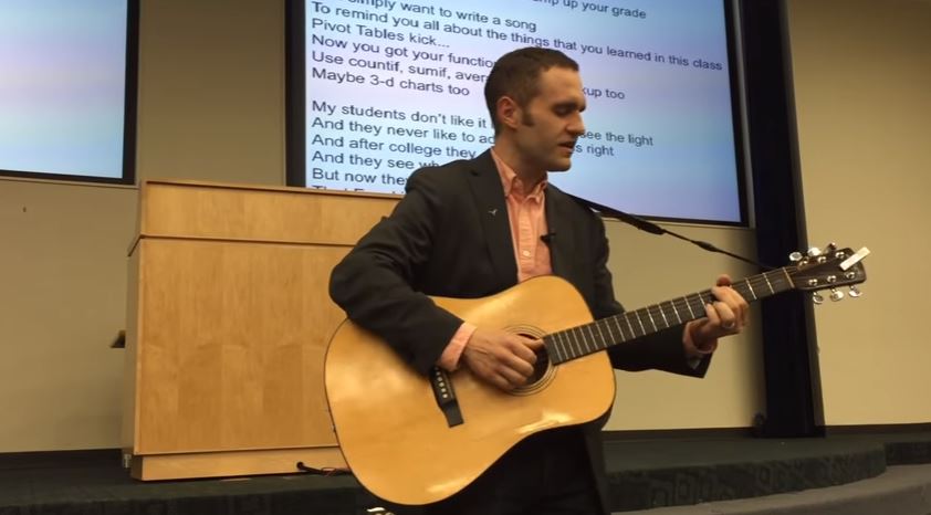WATCH: UT Austin professor parodies Justin Bieber for song about Excel ...