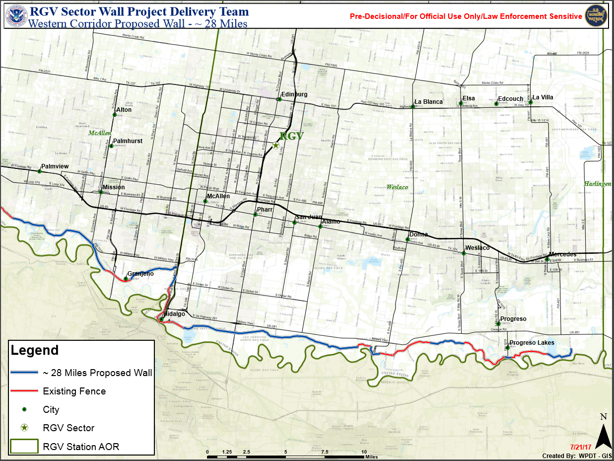 PHOTOS: Proposed border wall maps | kvue.com
