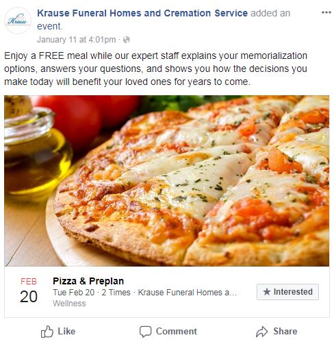Funeral home offering free pizza if you pre-plan your funeral | kens5.com